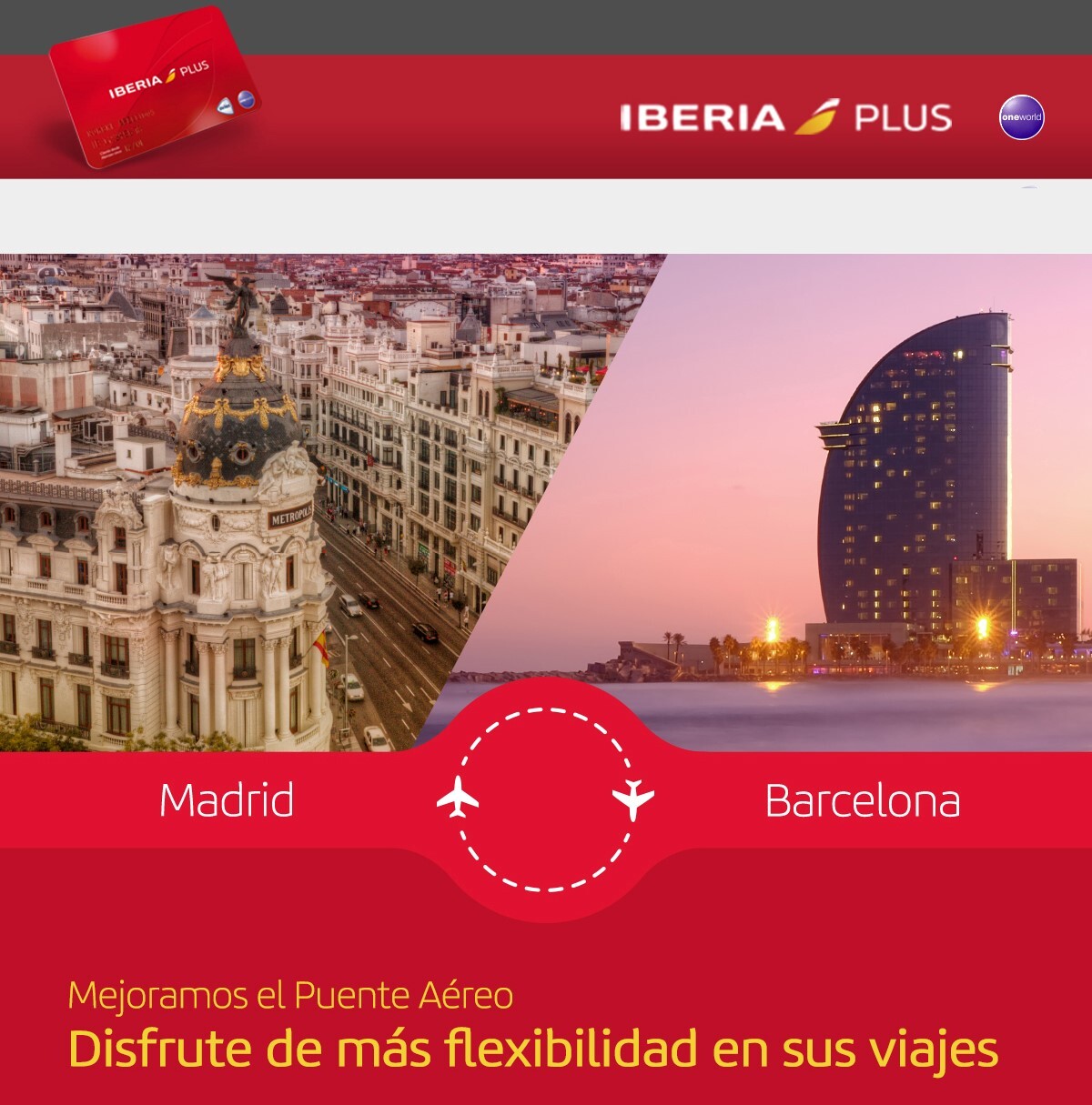 Iberia | Ya es posible comprar todos los billetes de Puente Aéreo con Avios